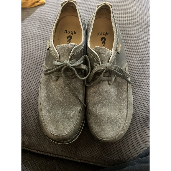 Ahnu | Shoes | Ahnu Mens Parkside Olive Waterproof Leather Low Top Lace ...